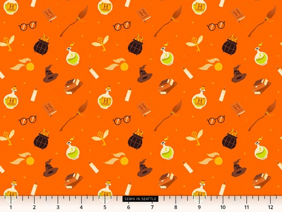 HARRY POTTER Fabric Magical Tools From the Harry Potter - Etsy
