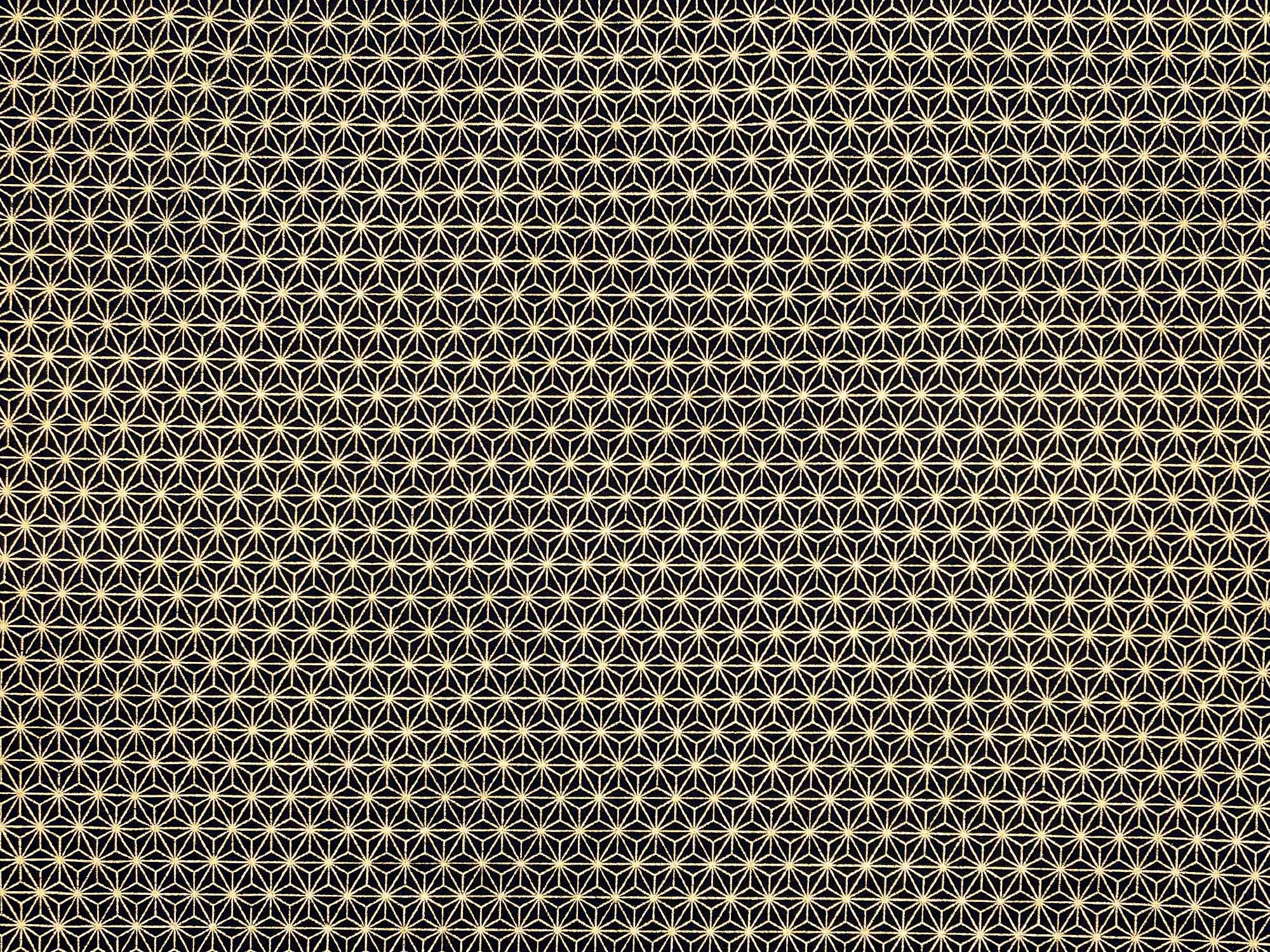 Japanese Fabric Metallic Gold Traditional Japanese - Etsy