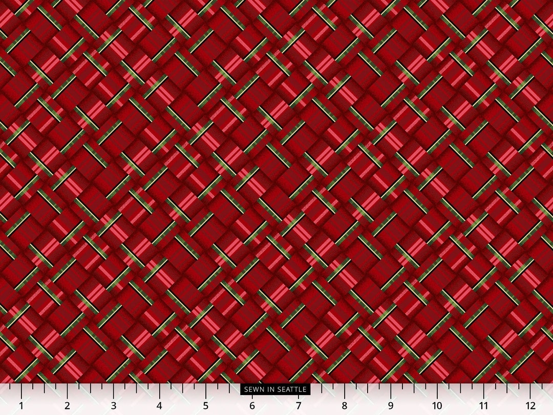 Christmas Fabric Red Gifts and Ribbons 100% Cotton Quilting Fabric - Etsy