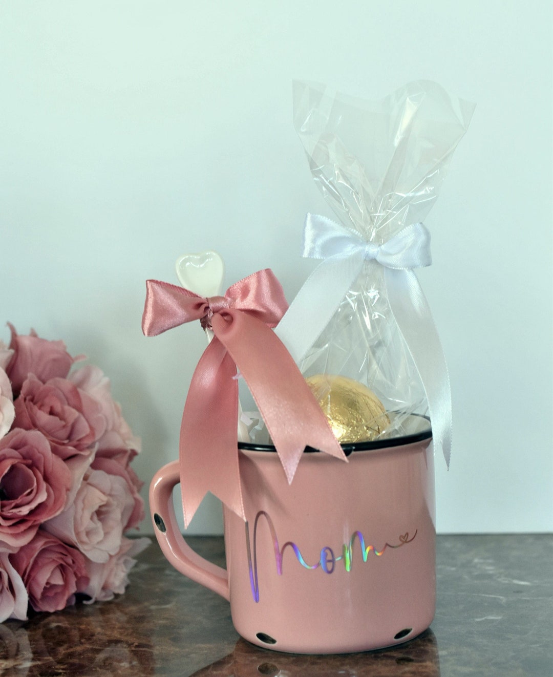 Ceramic Mug Personalized With Chocolate Bomb | Mom Special Gift ...