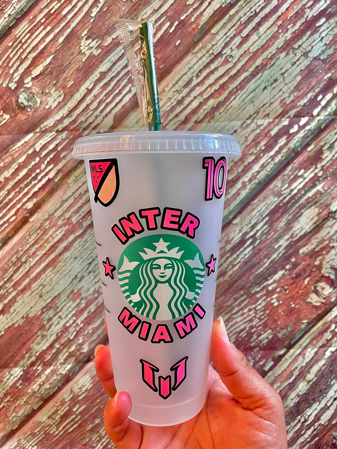 Messi Starbucks Cold Cup | Messi | Inter Miami Cup | Personalize ...
