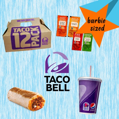 Printable 1:3 Miniature Scale Takeout Pack Doll Toys Doll | Etsy