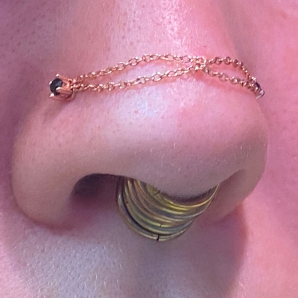 Nostril Chain - Etsy