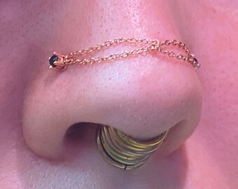 High Nostril Chain | Etsy