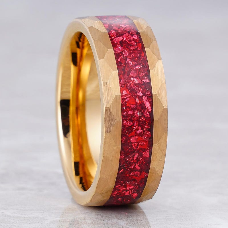 Tungsten Ruby Ring - Etsy