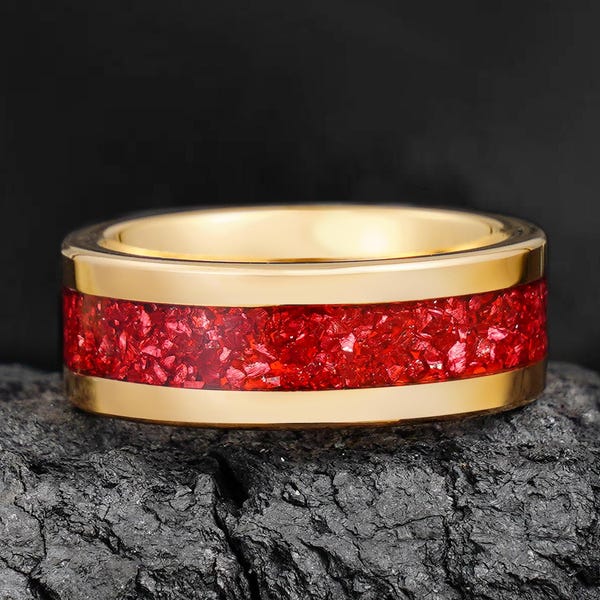 Tungsten Ruby Ring - Etsy