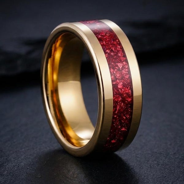 Tungsten Ruby Ring - Etsy