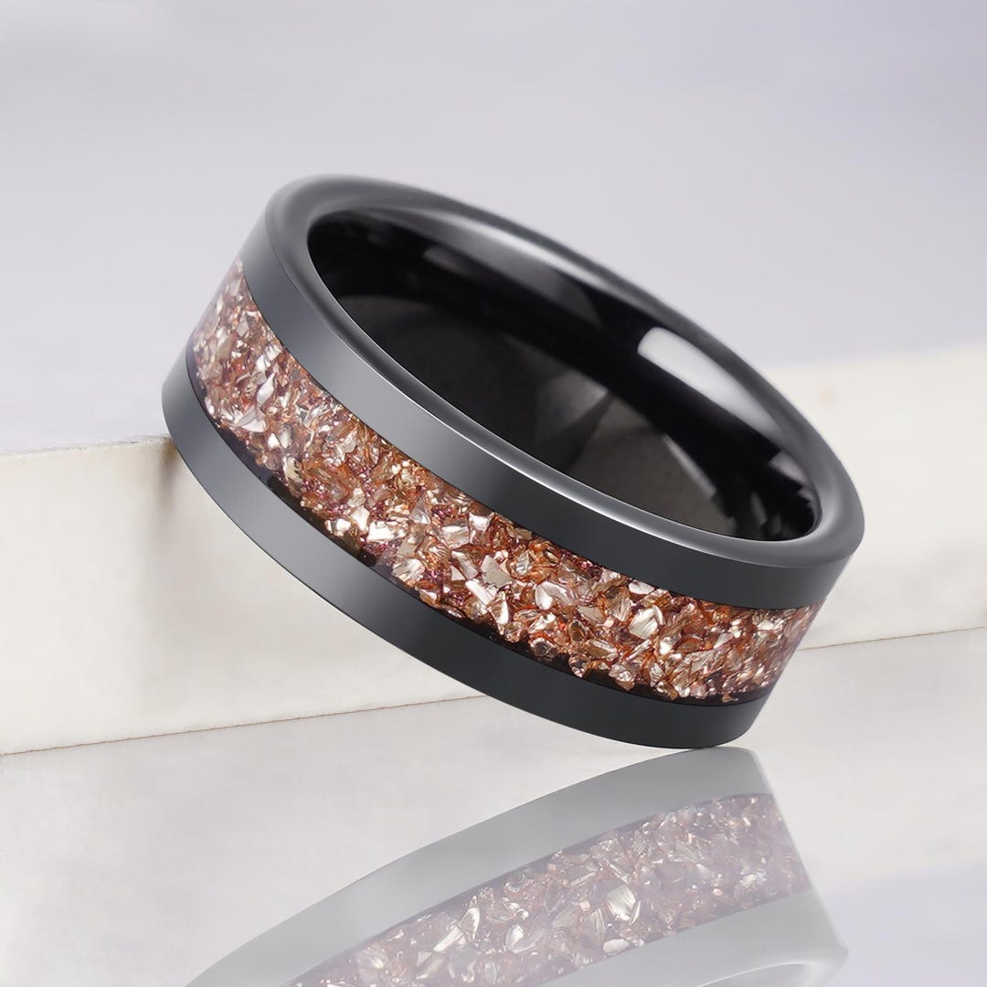 Morganite Ring, Morganite Engagement Ring, Mens Wedding Band, Statement ...