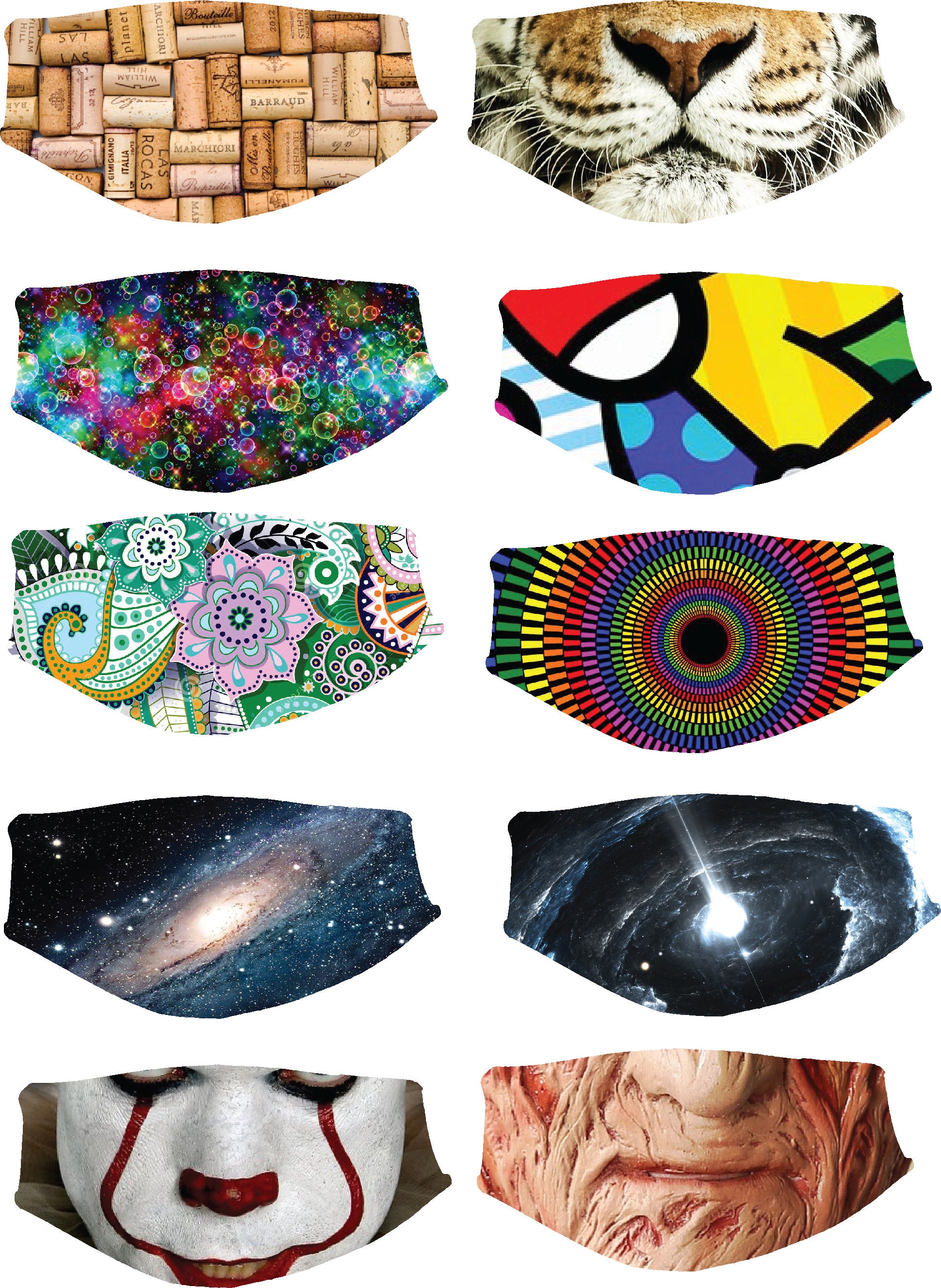 Hockey Face Mask Custom With Your Name 2 Layer Pocket Mask | Etsy