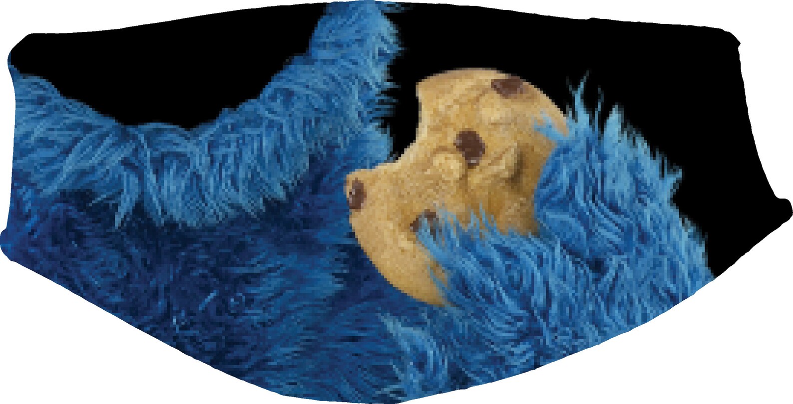 Cookie in Hand Face Mask Custom With Your Name 2 Layer - Etsy