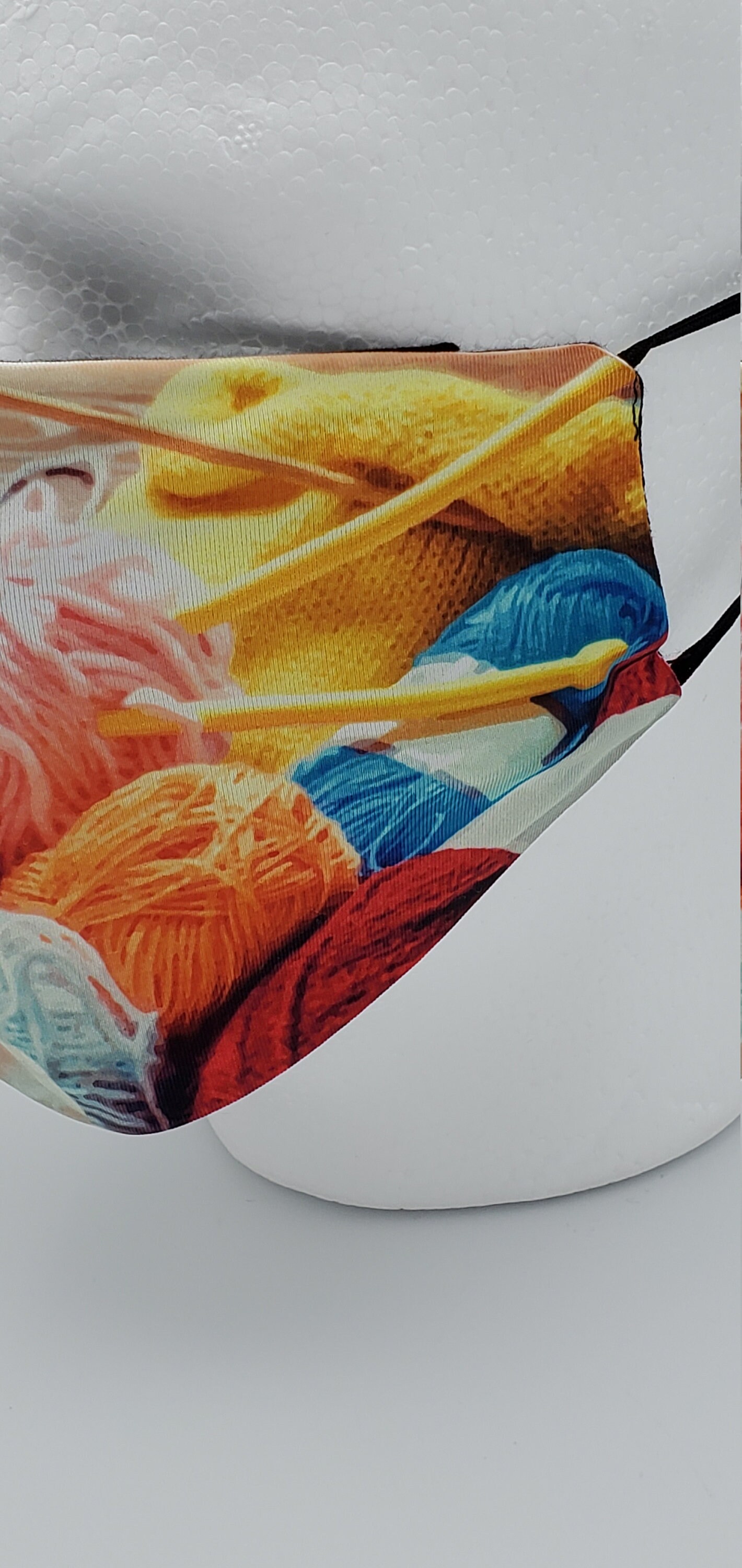 Yarn Mask Can Be Custom With Your Name 2 layer pocket mask | Etsy