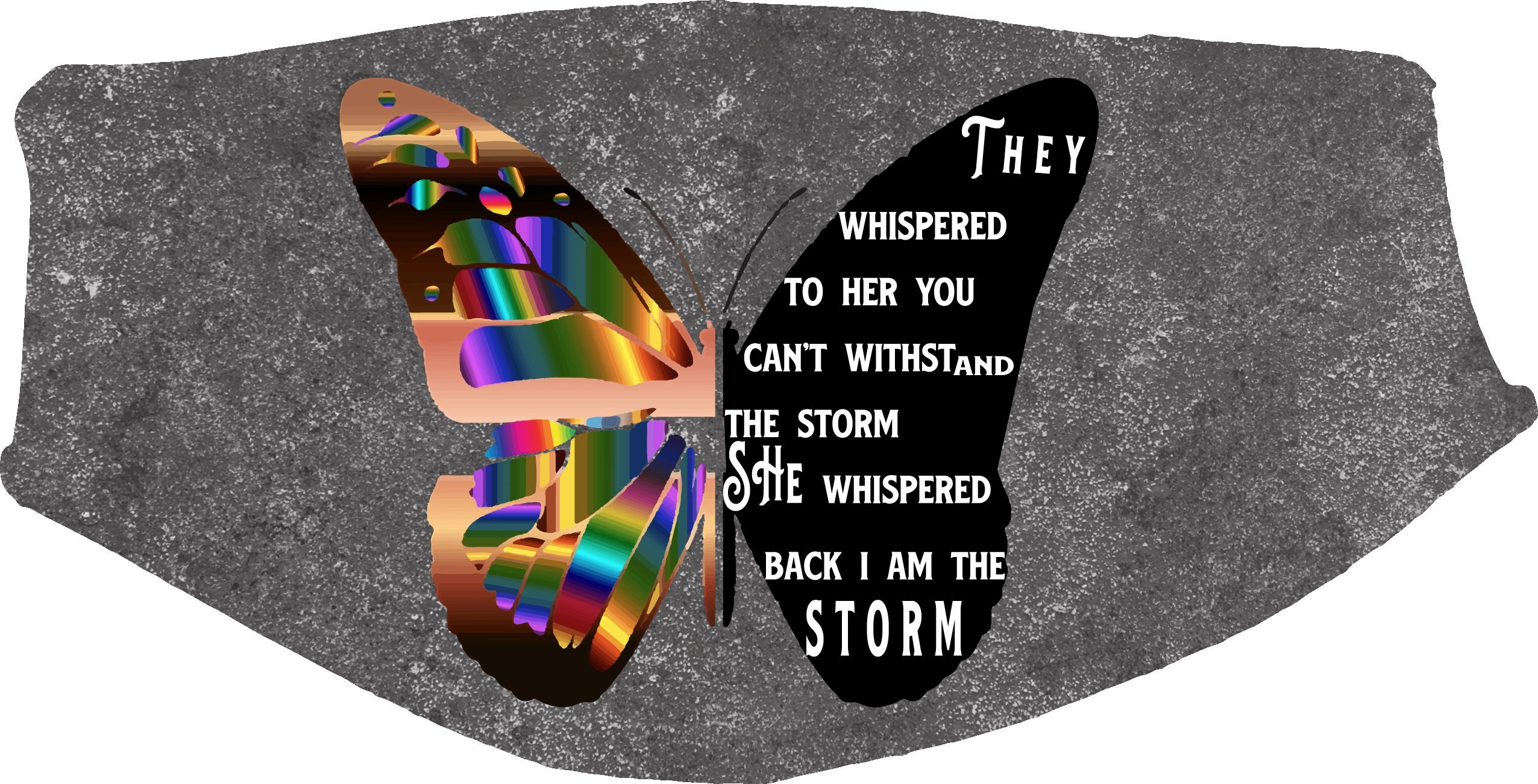 Personalisierte Frauen Maske You Are the Storm Face Mask mit - Etsy.de