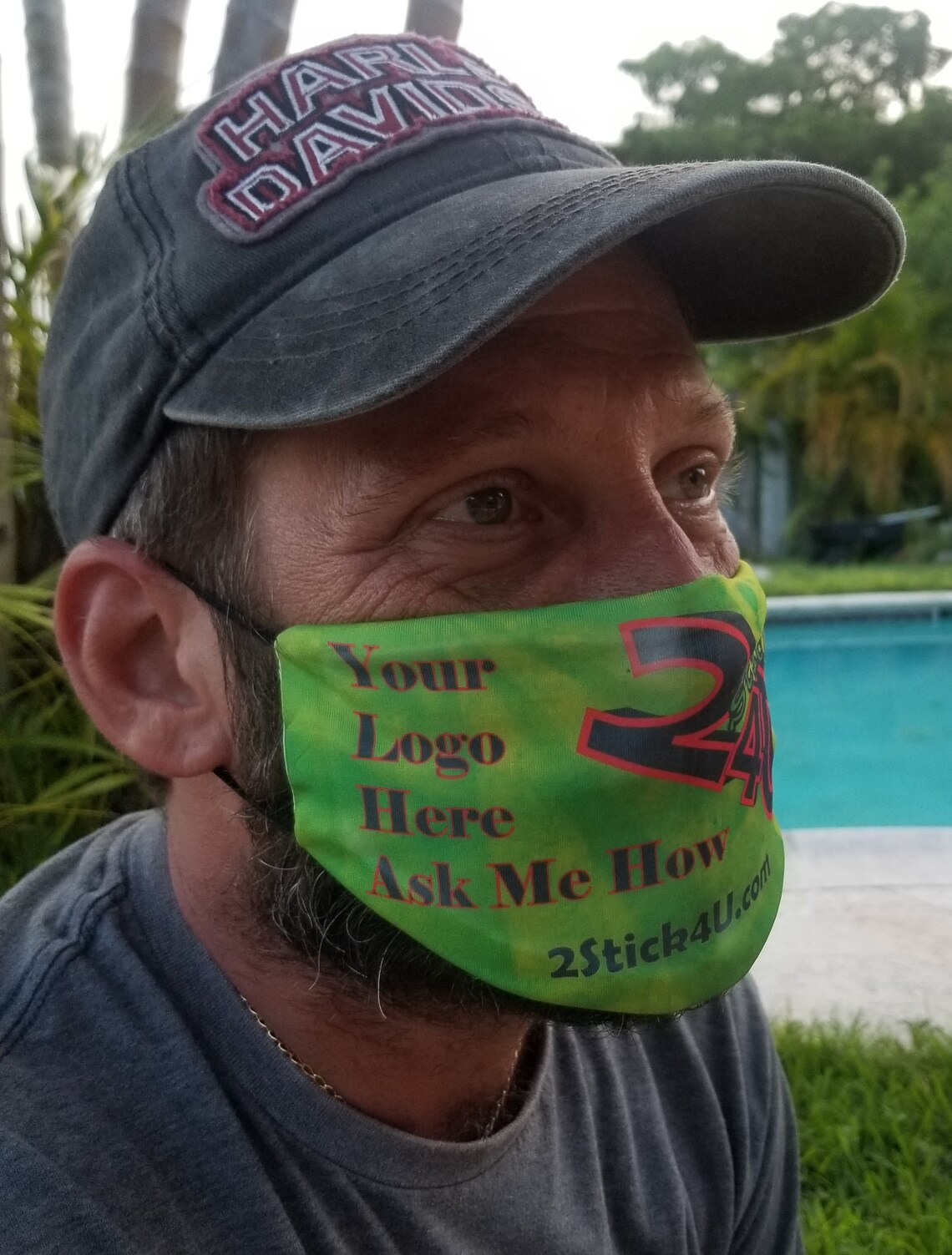 Personalized Duct Tape Face Mask . A Pocket Mask That INCLUDES | Etsy