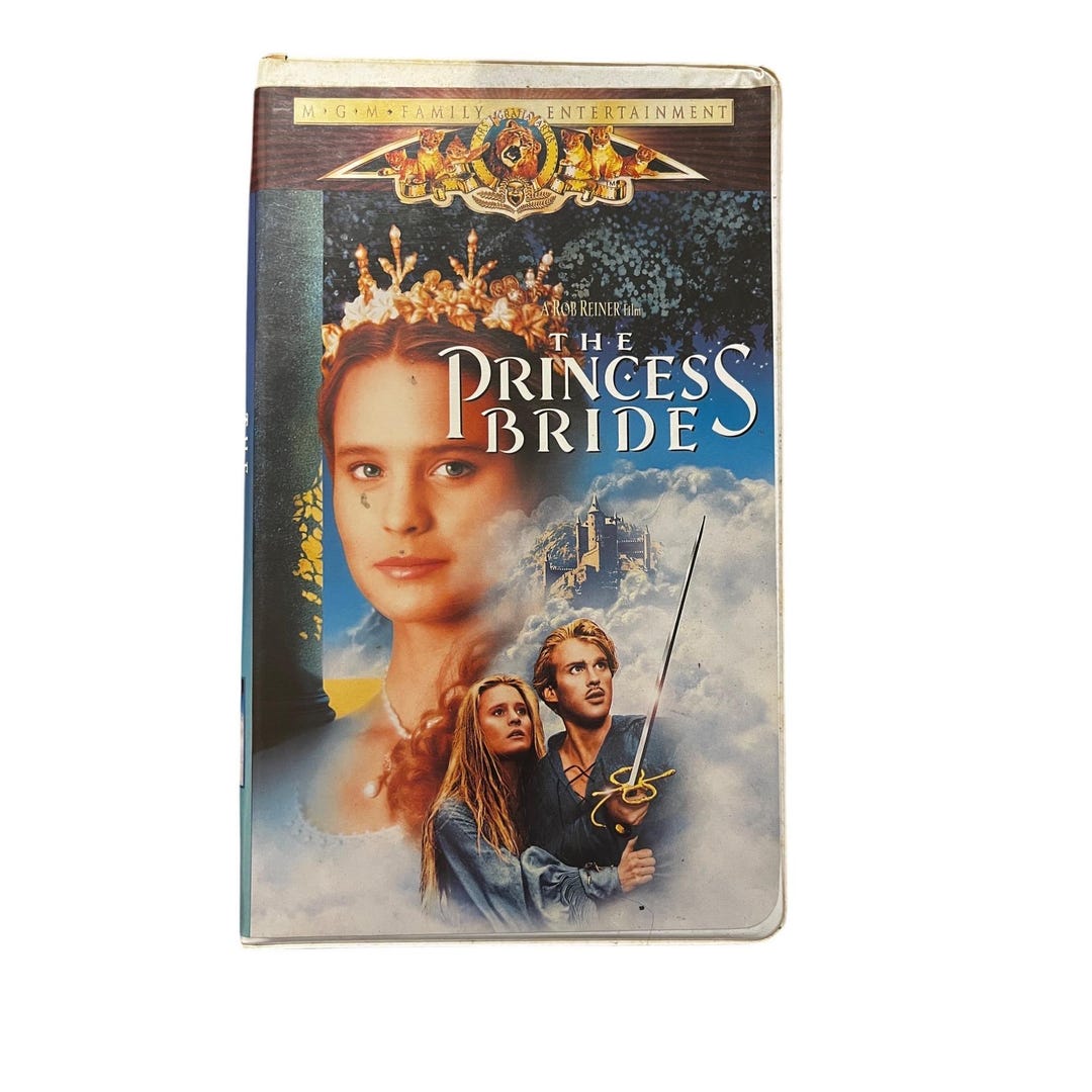 The Princess Bride VHS Tape Rob Reiner MGM Family Entertainment 1987 - Etsy