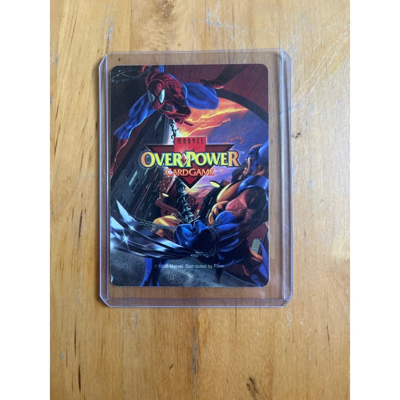 Marvel Overpower 1995 Deadpool Character Unleashing the Killing Machine ...