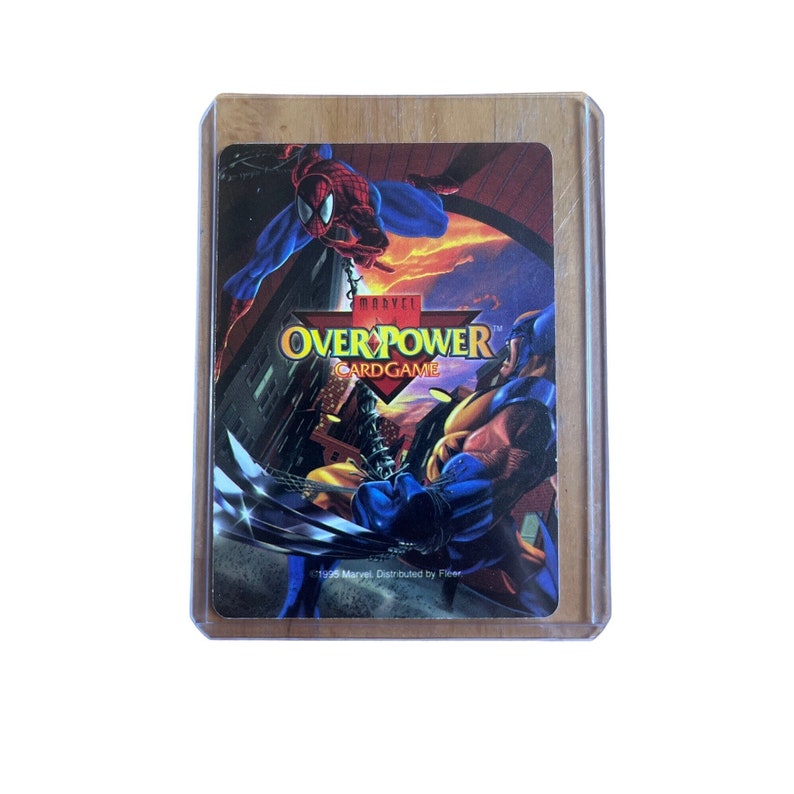 1995 Fleer Marvel Overpower Trading Card Game Nightcrawler Fighting 4 ...