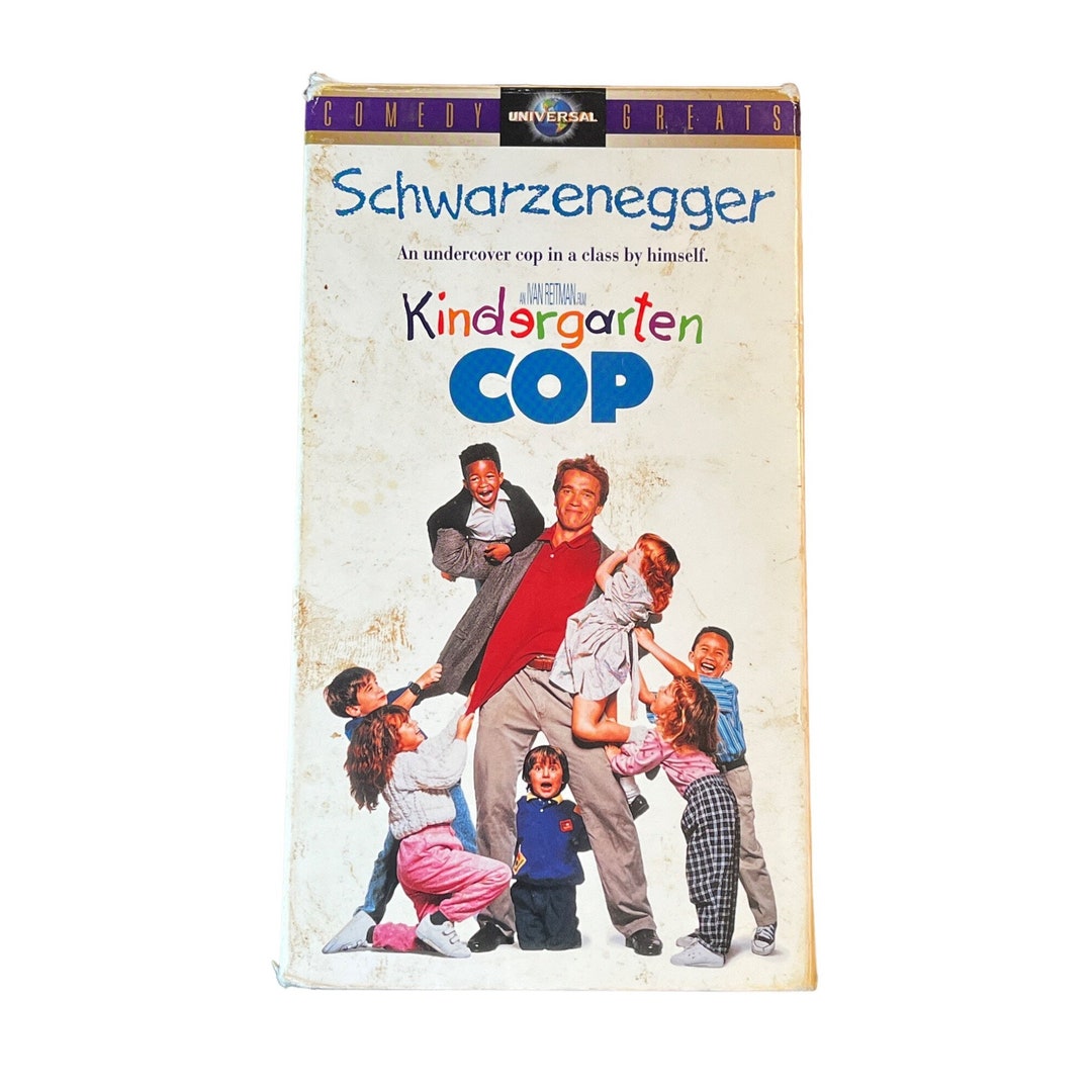Universal Pictures Kindergarten Cop VHS Tape 1990 - Etsy