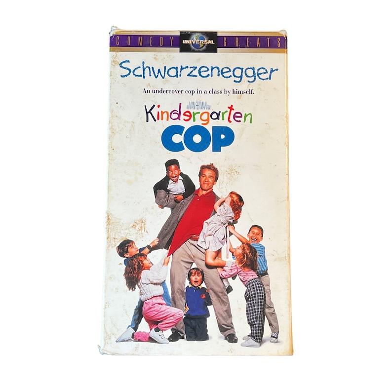 Universal Pictures Kindergarten Cop VHS Tape 1990 - Etsy