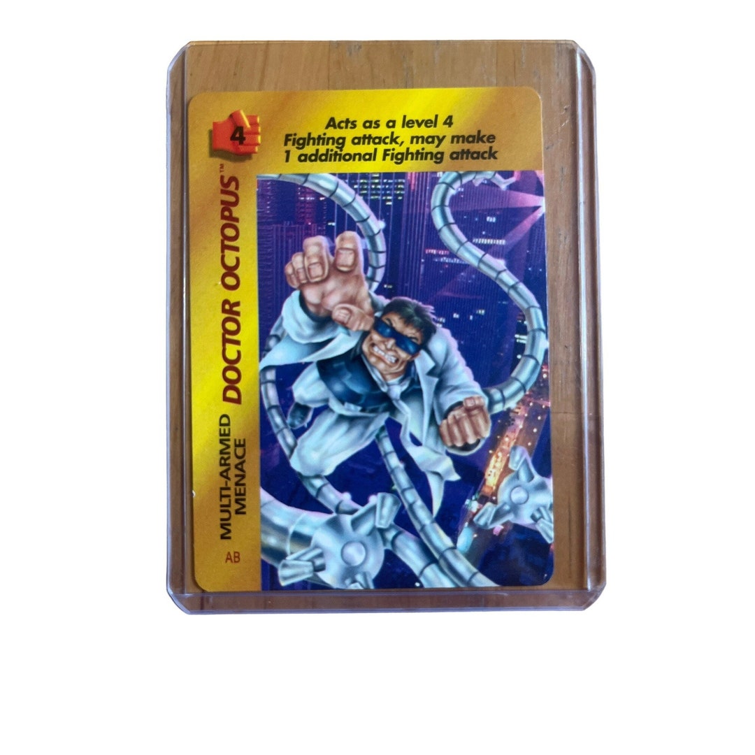 Marvel Overpower 1995 Rare Special Character Card Featuring Dr. Octopus ...