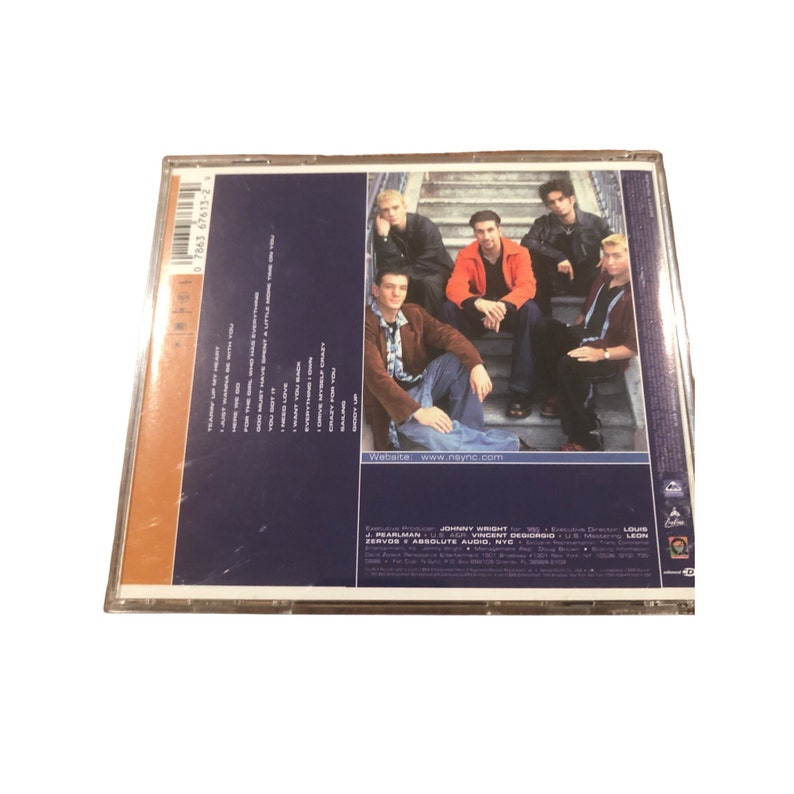 NSYNC Self-titled Album CD 1998 Rare Collectible Pop Music From the Boy ...