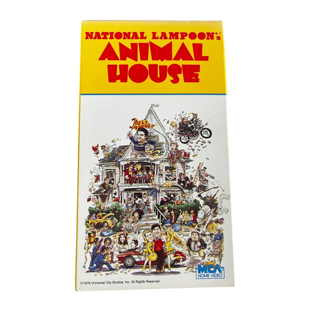 National Lampoon's Animal House VHS Vintage Video Tape - Etsy