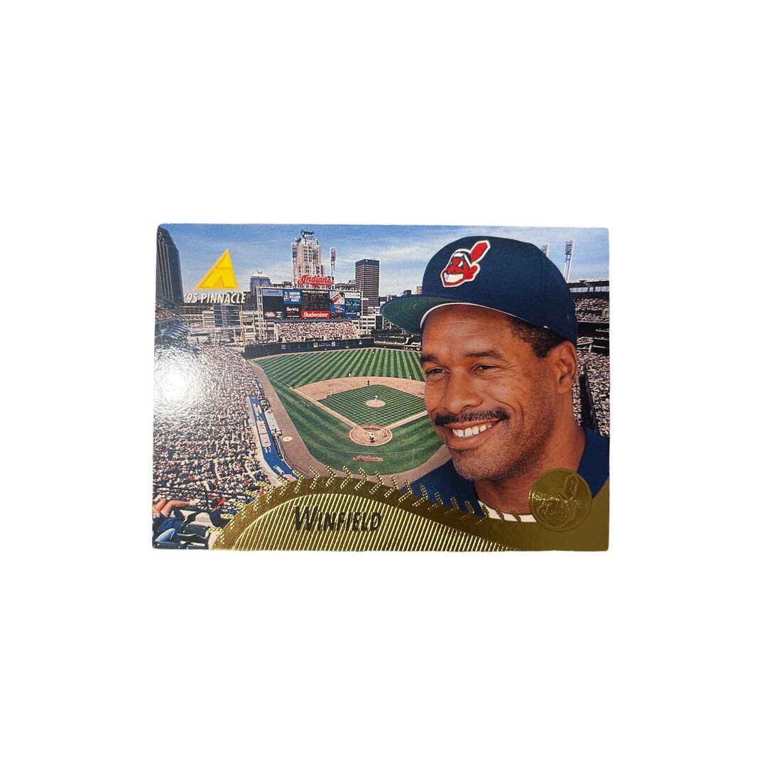 1995 Pinnacle MLB Baseball Trading Card Dave Winfield Cleveland Indians ...