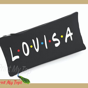 TV Friends Theme Personalised Pencil Case With Any Name - Etsy