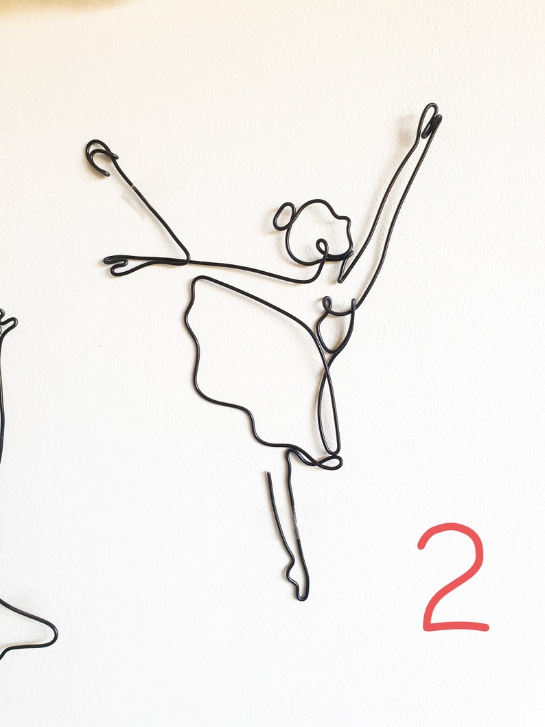 Ballet Dancer Wire Sign/ Wire Dancer/ Wire Ballerina/ Kids - Etsy UK