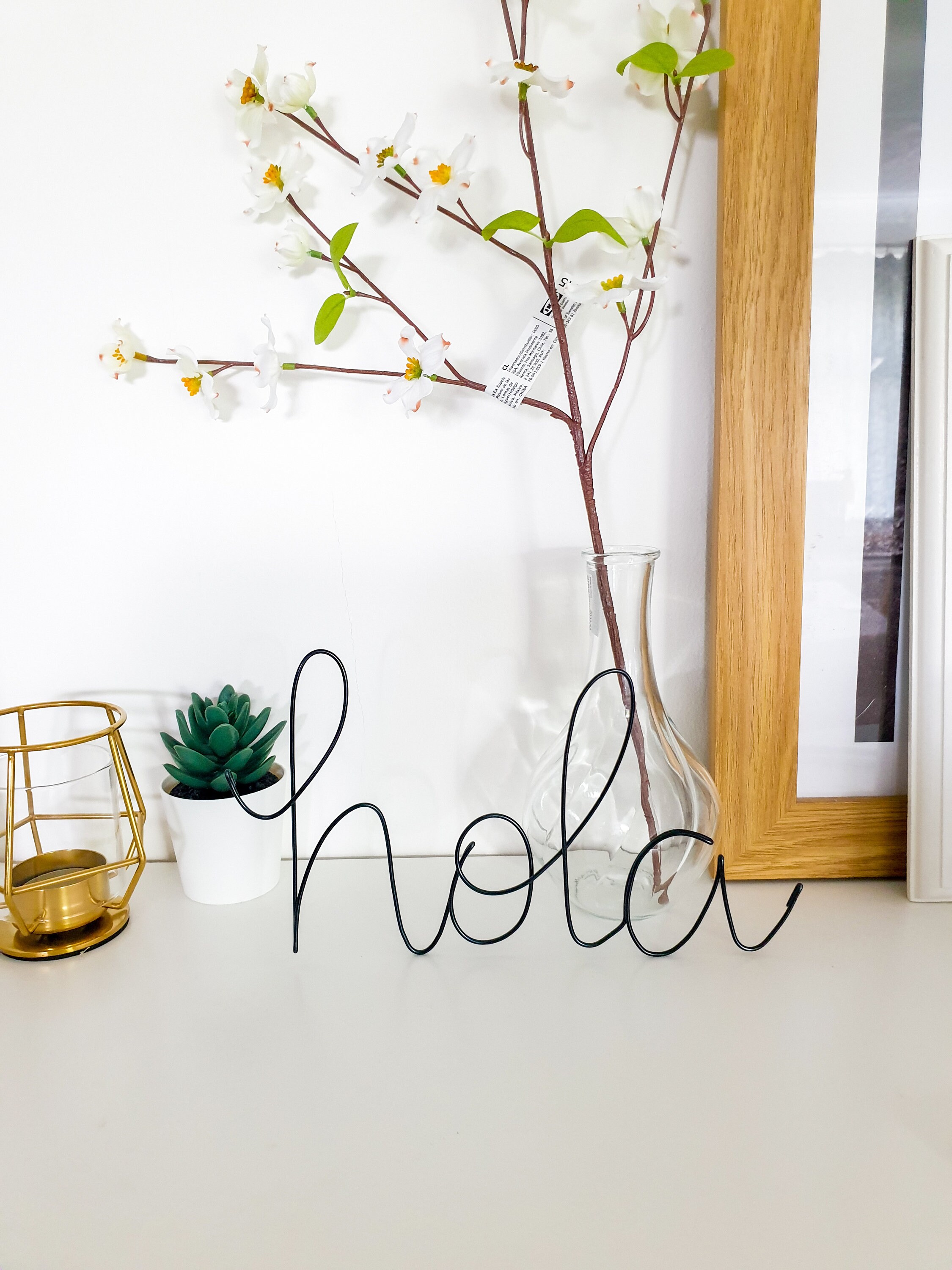 HOLA Wire Word/wire Sign/spanish Hello/home Decor/handmade | Etsy UK