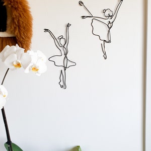 Ballet Dancer Wire Sign/ Wire Dancer/ Wire Ballerina/ Kids Room Decor ...