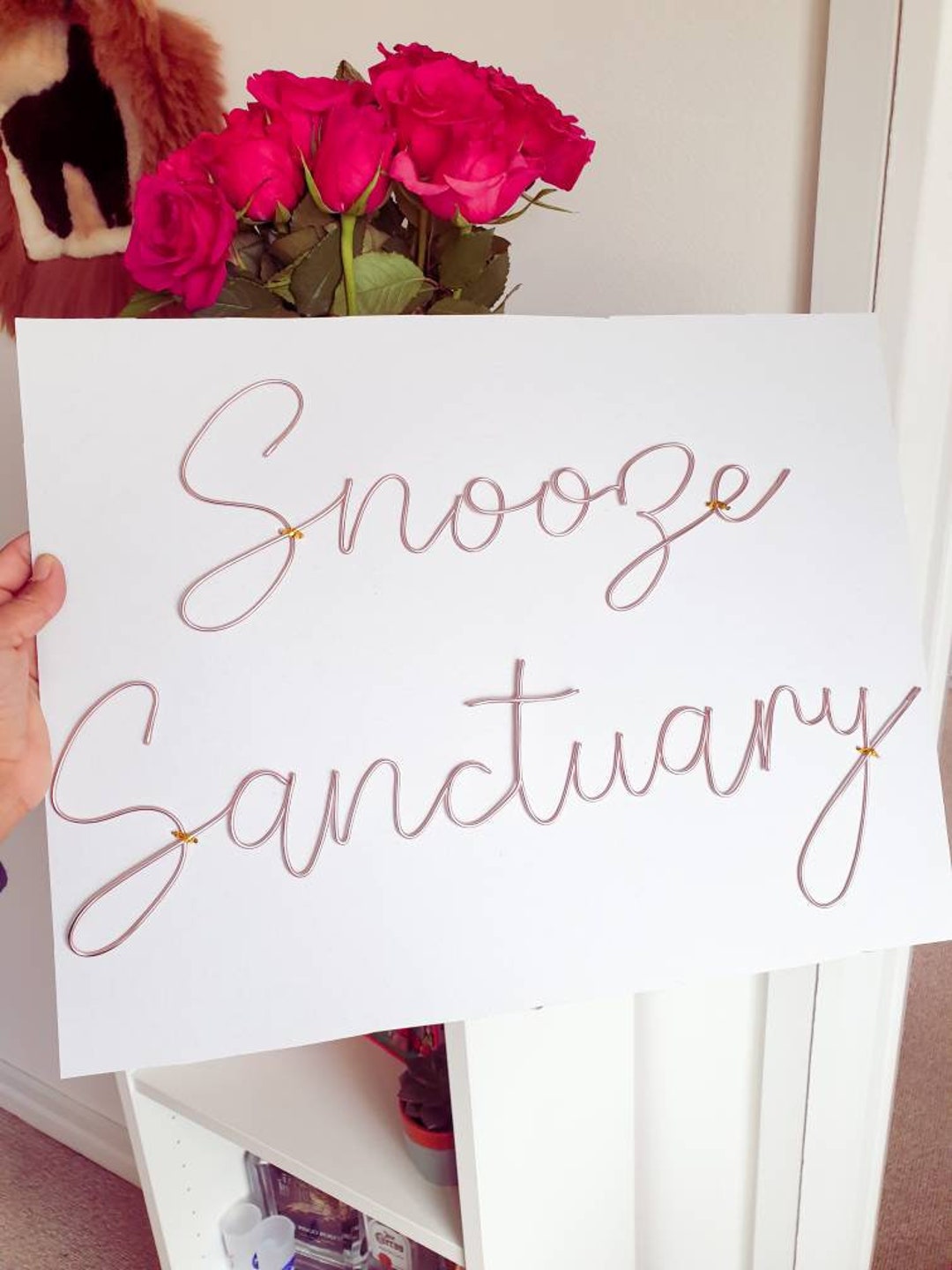 Custom Wire Words / Wire Art Sign / Modern Font / Personalised Word ...