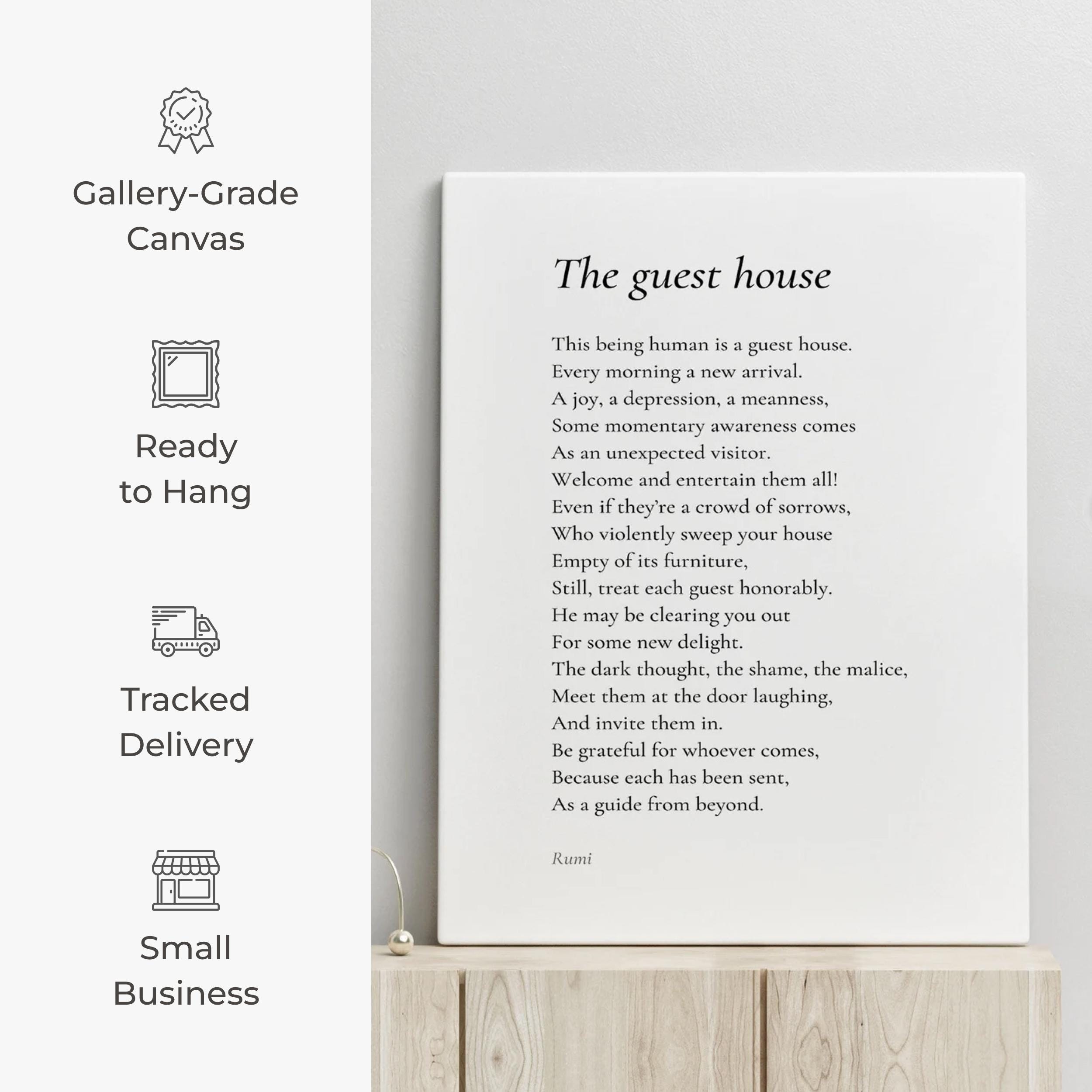 John Donne No Man is an Island Poem Canvas Print - Poetry Print Gift ...