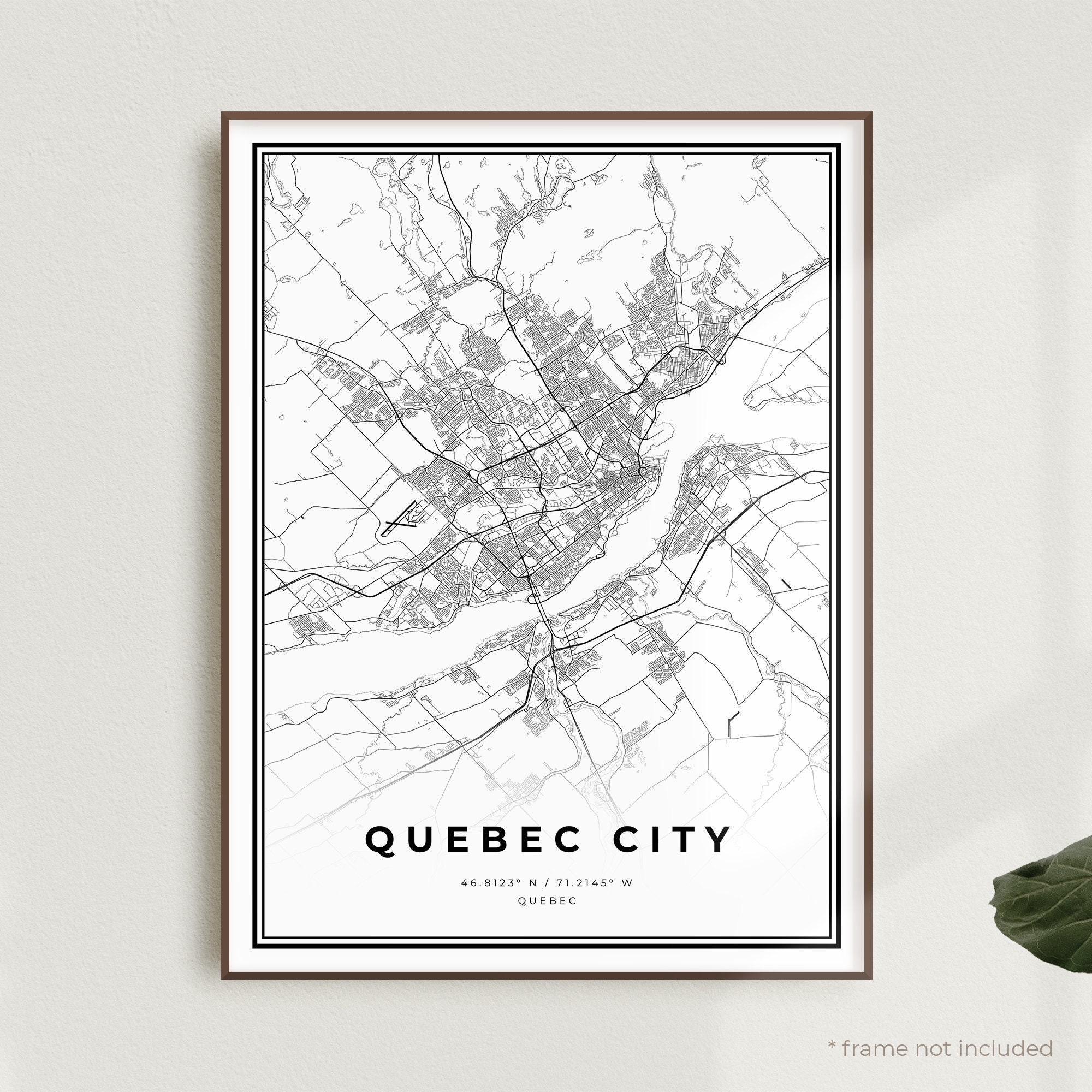 printable map of quebec city