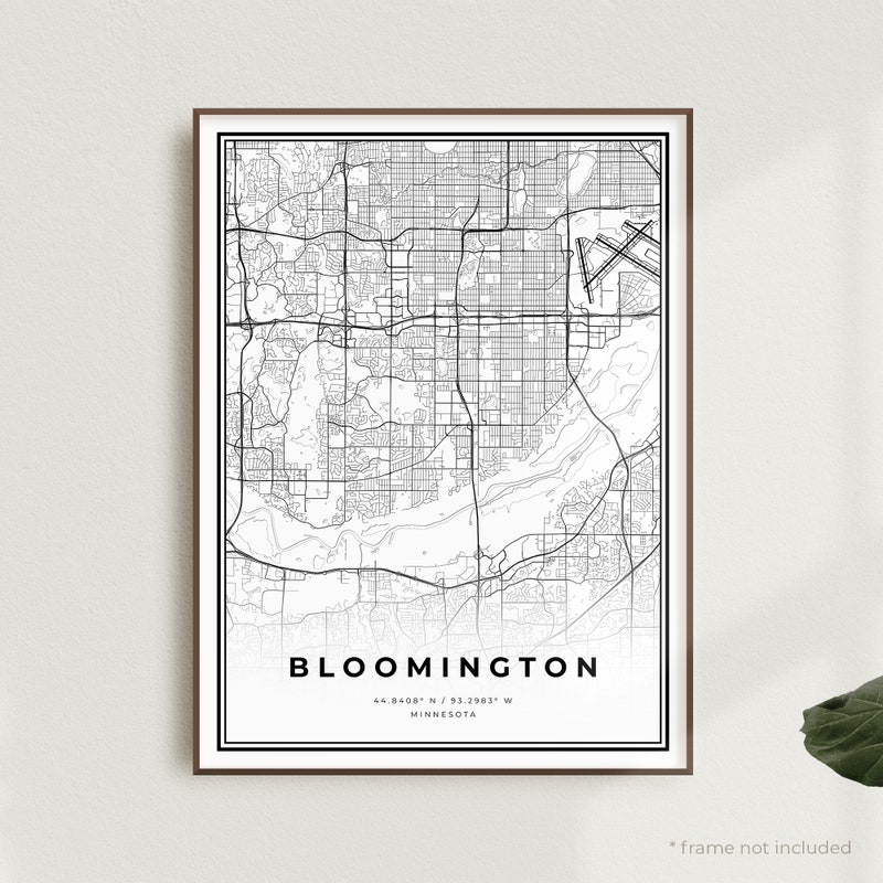 Bloomington Poster - Etsy