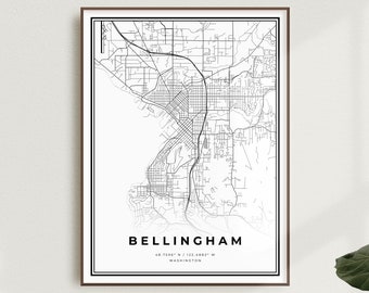 Bellingham Washington Poster - Etsy