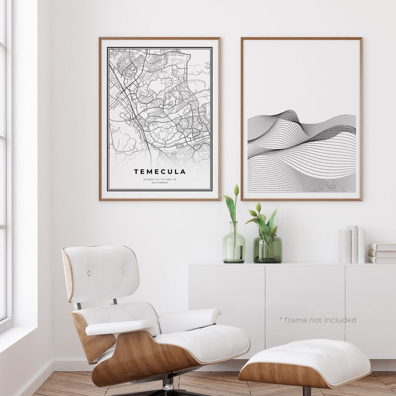 Temecula Map Print Temecula Street Map Poster California - Etsy