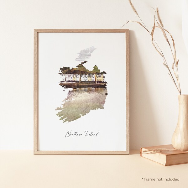 Ireland Watercolor - Etsy