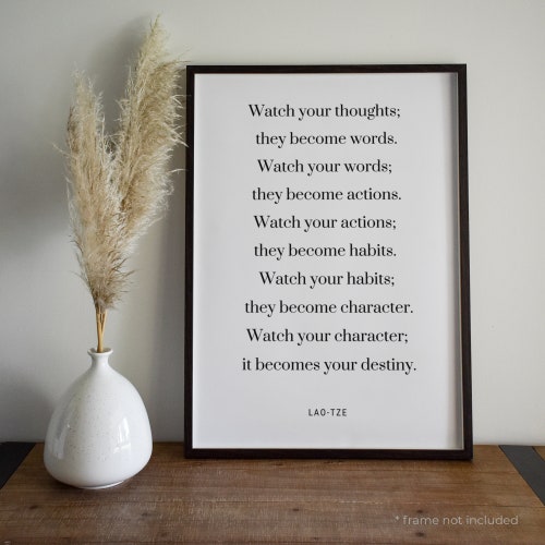 Your Tribe Inspirational Art Print. Nanea Hoffman Quote Wall - Etsy Canada