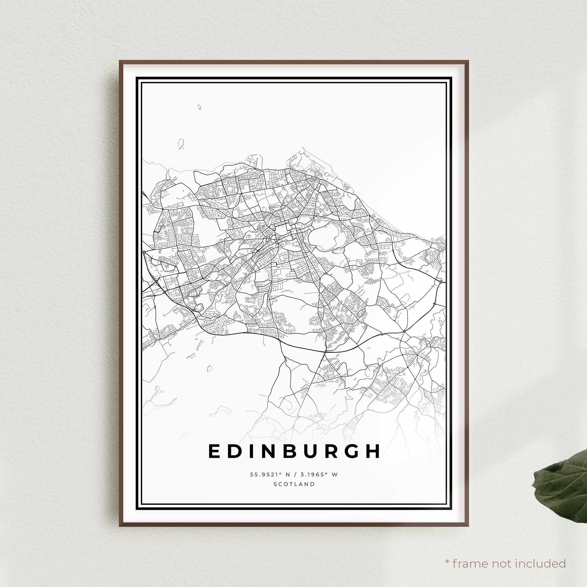 Edinburgh Map Prints at Isabel Newell blog