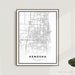 Kenosha Map Print Kenosha Street Map Poster Wisconsin - Etsy
