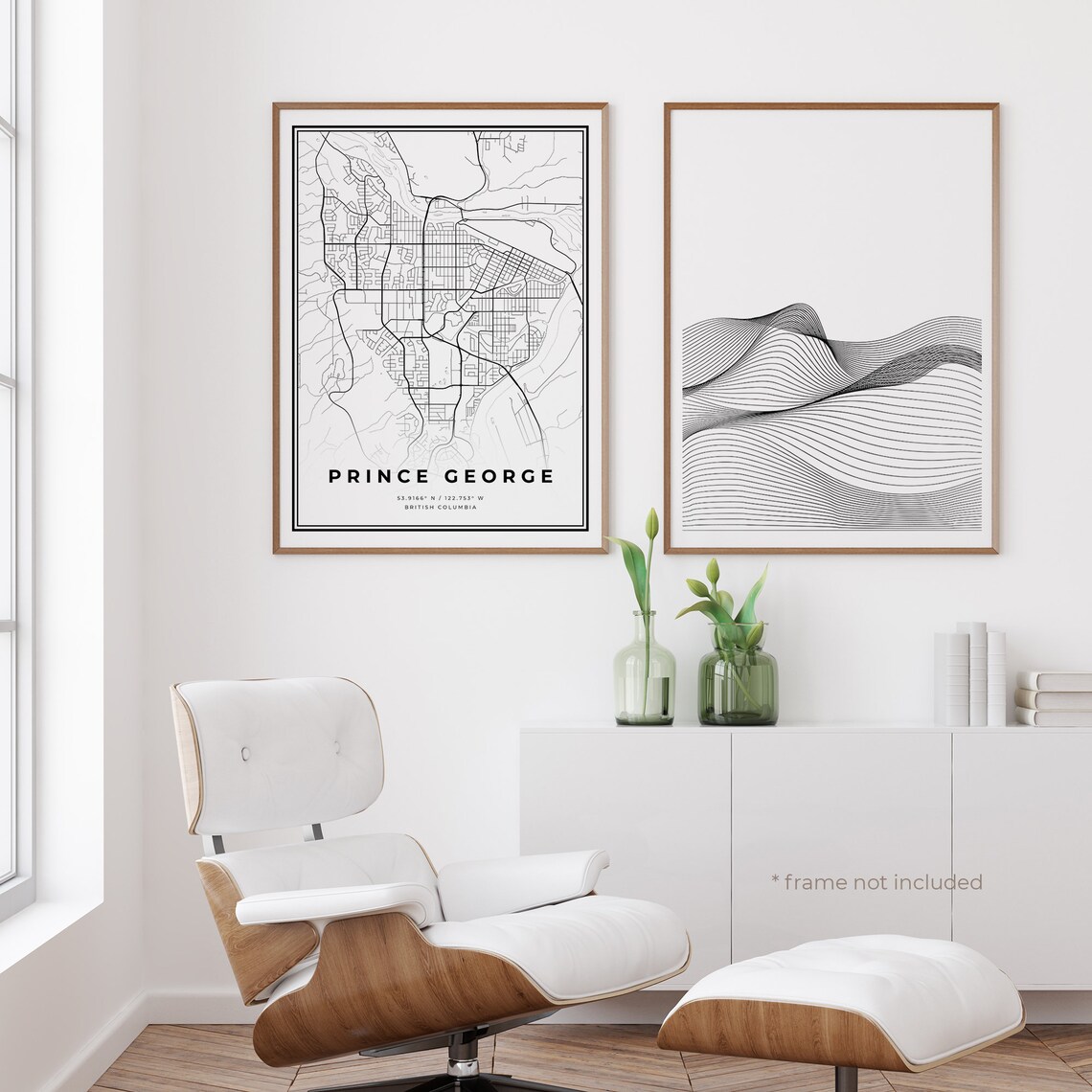 Prince George Map Print Prince George Street Map Poster - Etsy