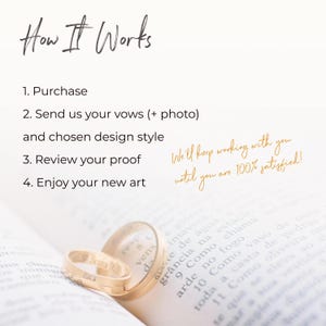Personalized Wedding Vows Prints | 8 Custom Designs | Photo & Frame ...