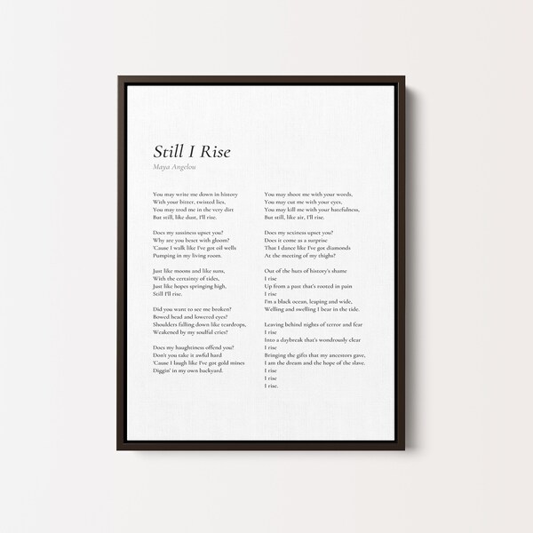 Framed Poem - Etsy
