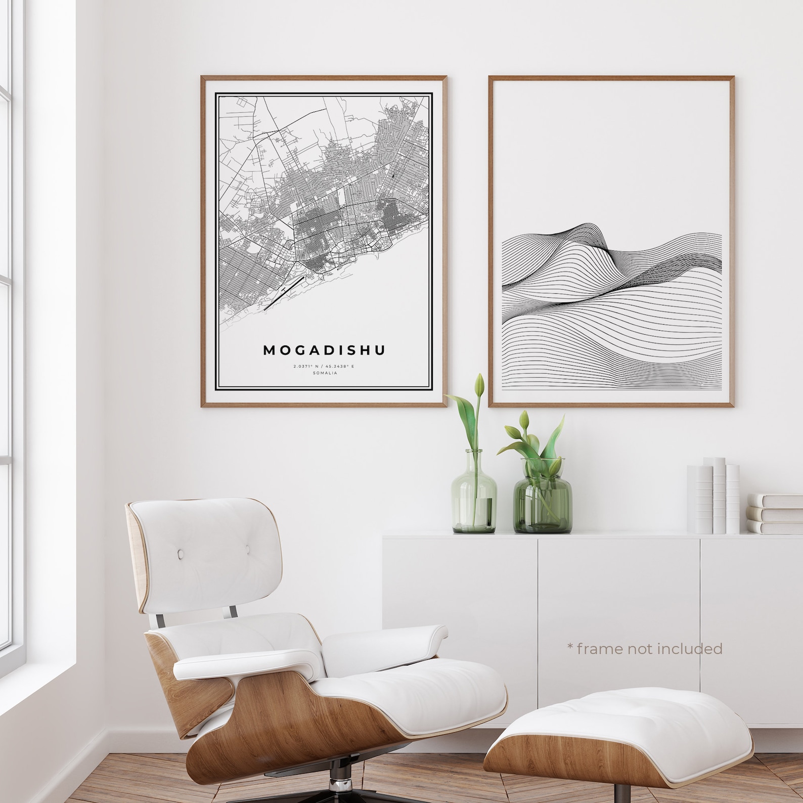 Mogadishu Map Print Mogadishu Street Map Postersomalia - Etsy