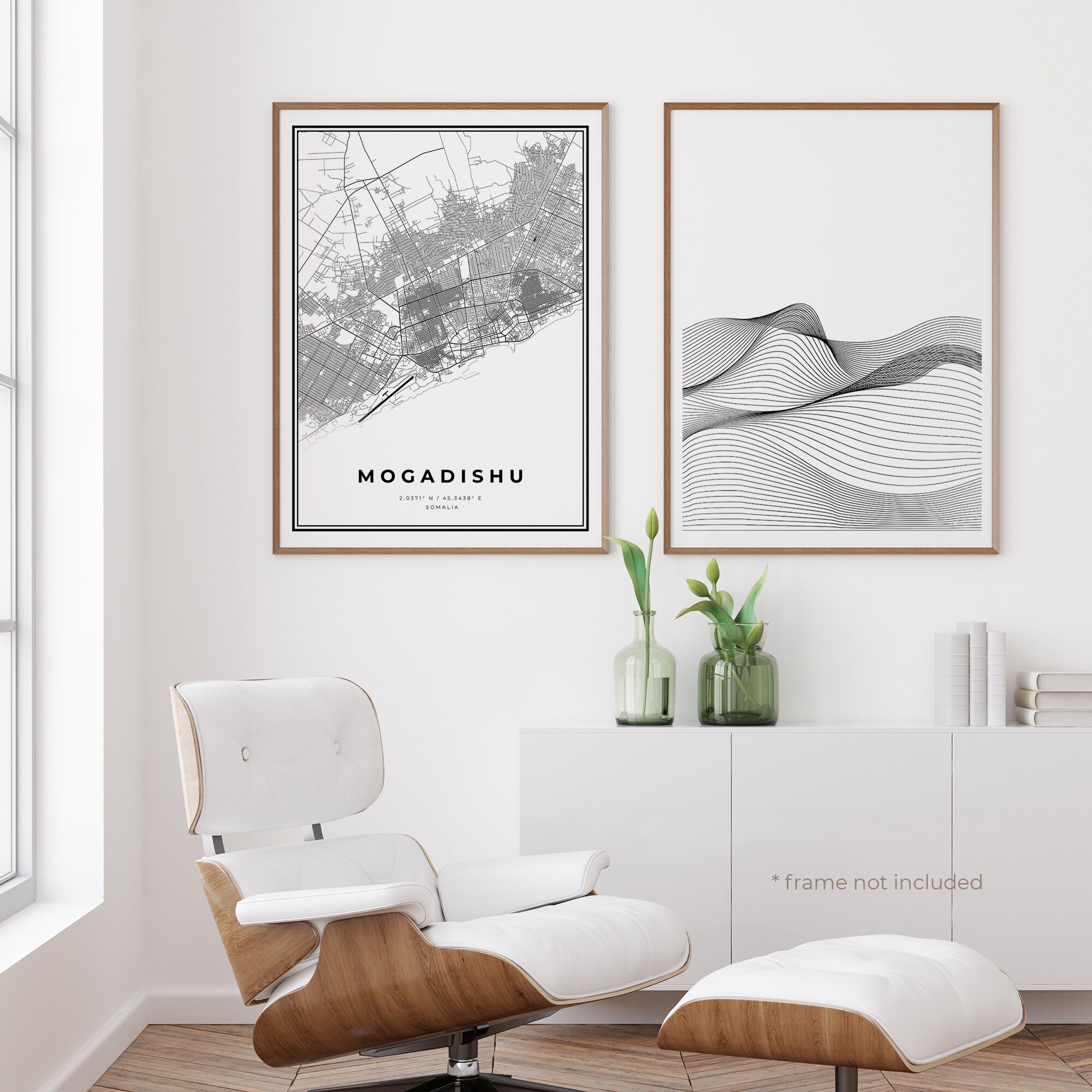 Mogadishu Map Print Mogadishu Street Map Postersomalia - Etsy