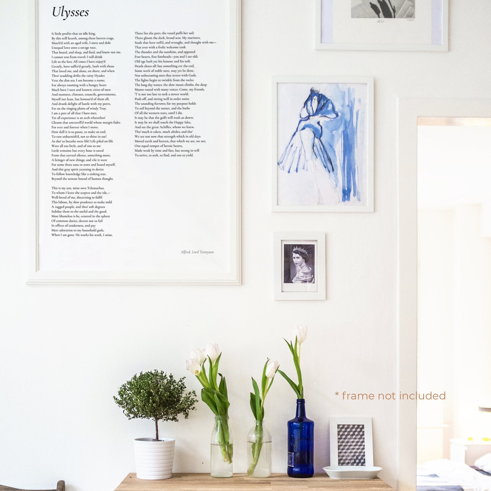 Ulysses by Alfred Lord Tennyson Poem Print Poetry Print | Etsy