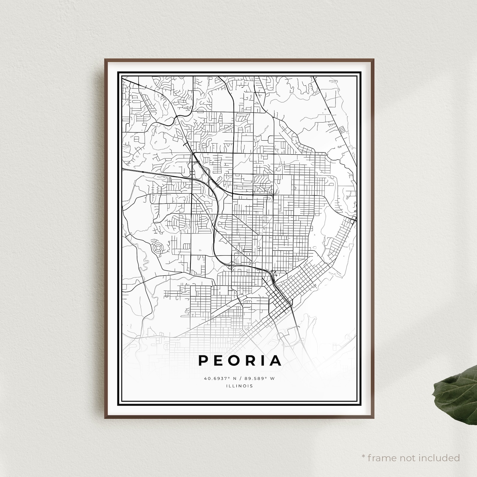 Map Of Peoria Illinois Streets | Peoria Mappa – VRIMCA