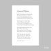 Concord Hymn by Ralph Waldo Emerson Print Poetry Print Gift, Literaty ...