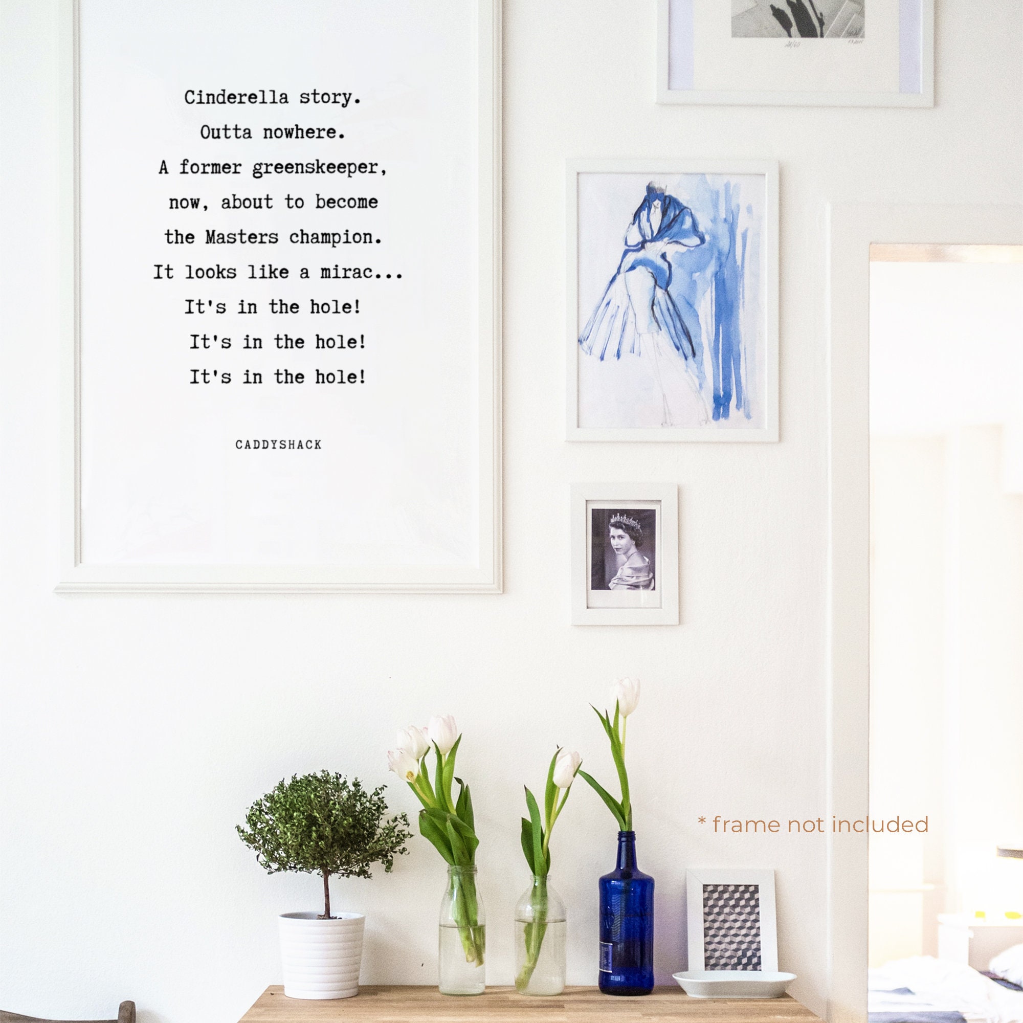 Caddyshack Cinderella Story Quote Print Movie Quote Print - Etsy