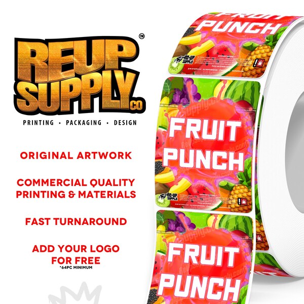 Fruit Punch Label - Etsy